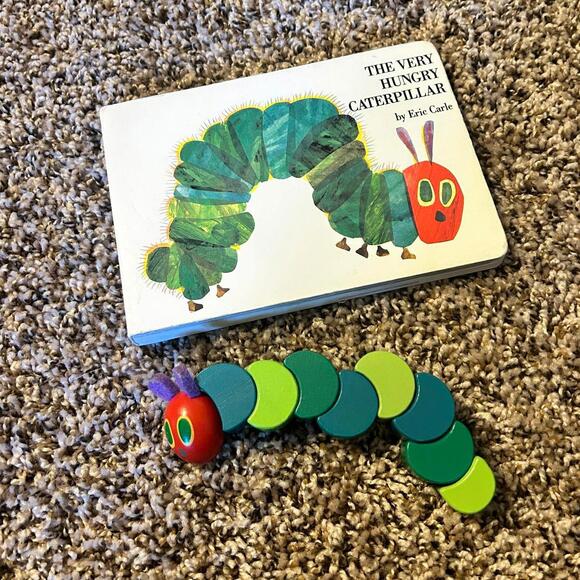 Toys | Kids Preferred The Very Hungry Caterpillar Board Book Wooden ...